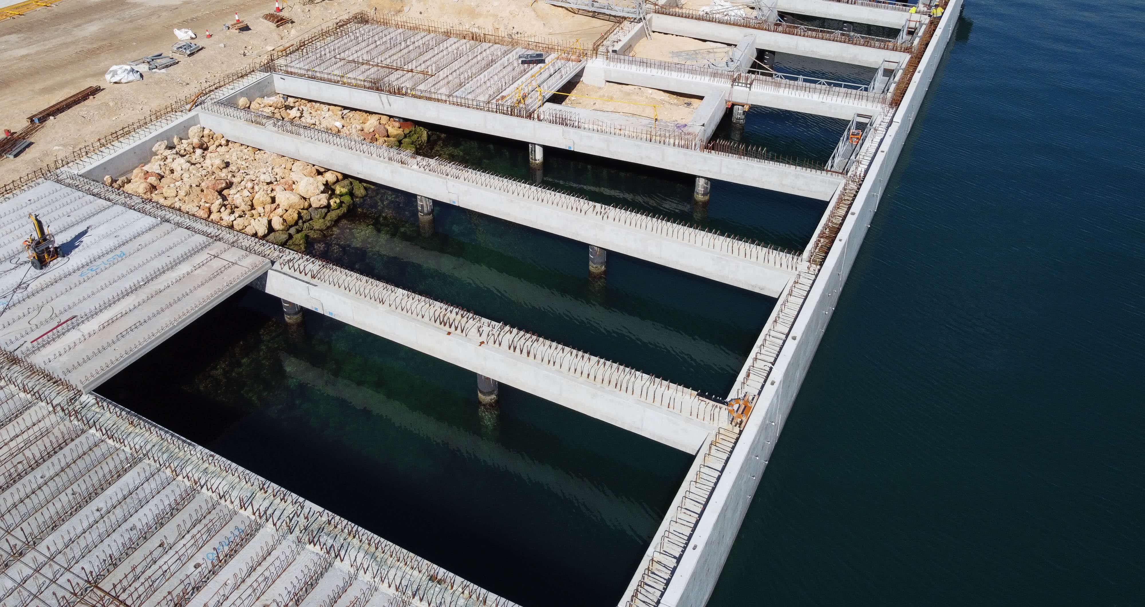 AMC 1 Wharf Extension and New Finger Wharf | Ertech